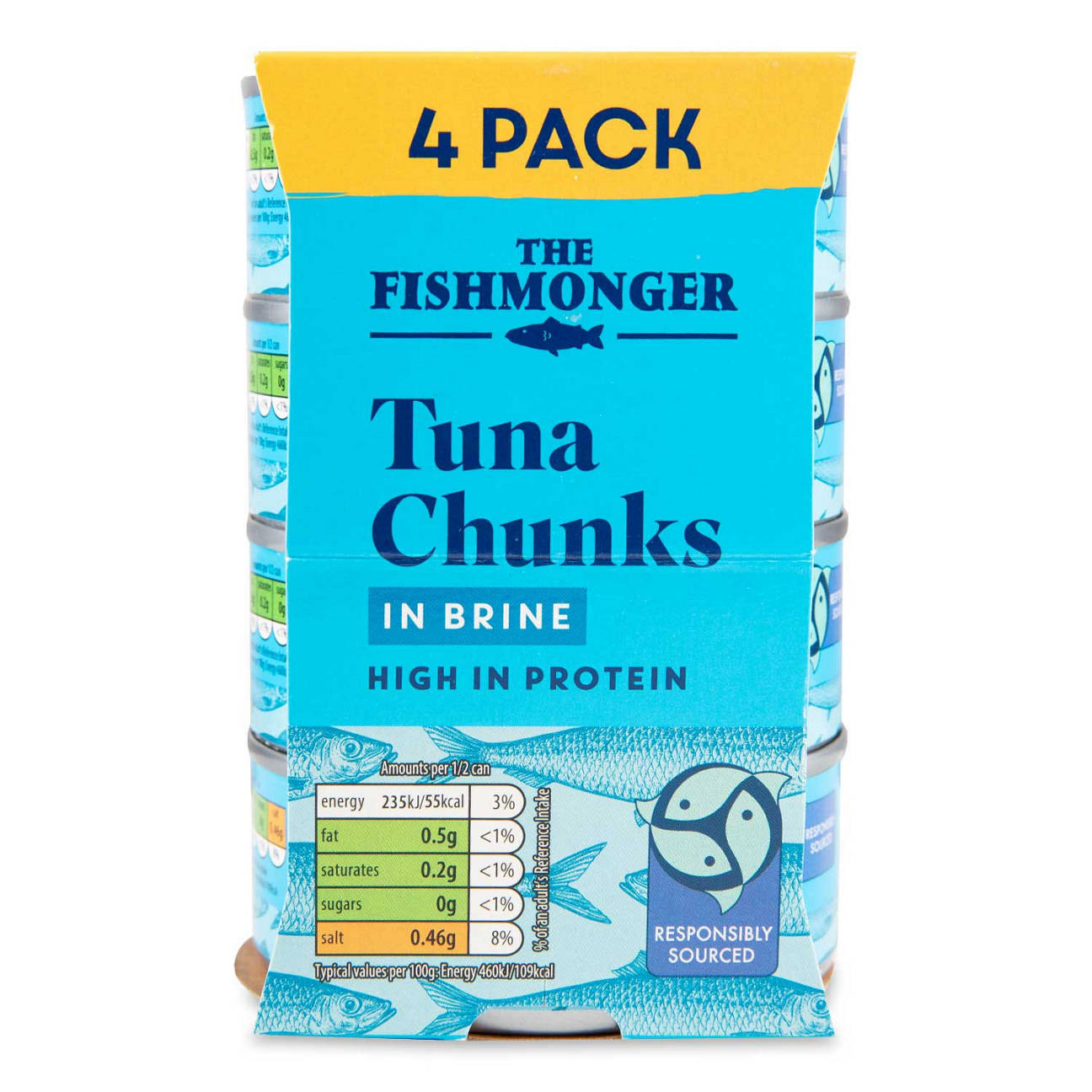 Tuna Chunks In Brine 4 Pack | ALDI IE
